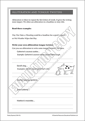 Alliteration Examples For Students Poetry Alliteration Examples Lesson