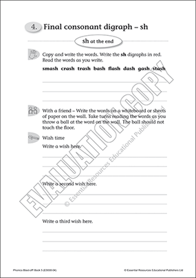 Final consonant digraph - sh | iUgo