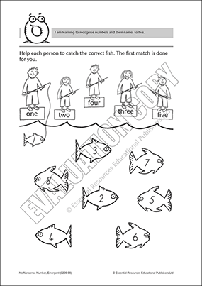 Recognise numbers and their names from 1 to 5 | iUgo