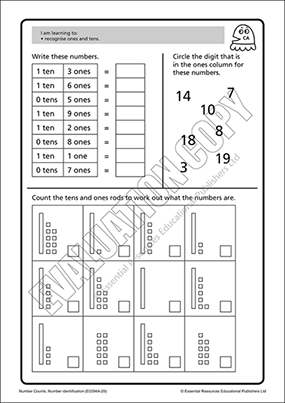 Tens And Units Worksheets