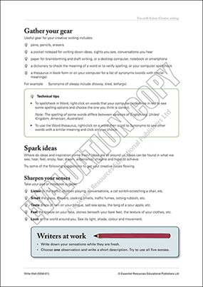 Spark creative writing ideas | iUgo