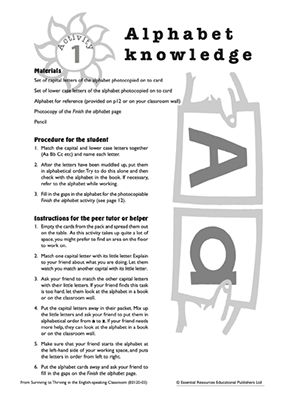 The alphabet for ESOL students | iUgo