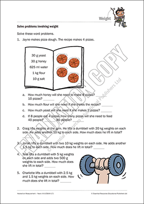 Weight And Mass Worksheet